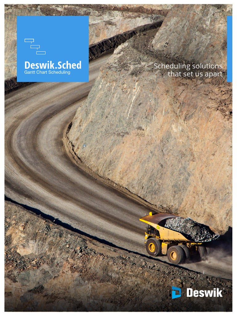 Deswik - Sched: Scheduling Solutions That Set Us Apart | PDF ...