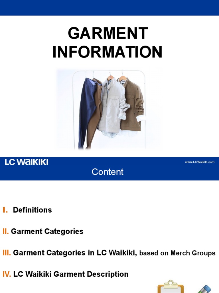 Module 6-Product Information - Garment Information | PDF | Sweater ...