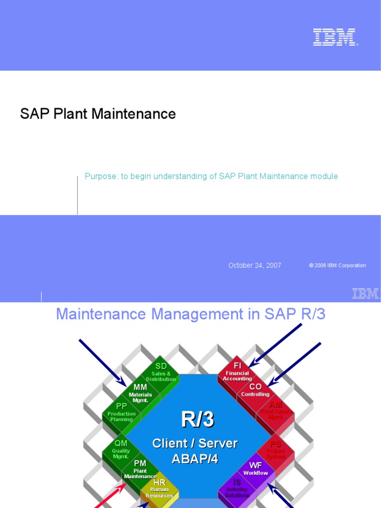 Team Training - SAP Plant Maintenance Overview | PDF | Information ...