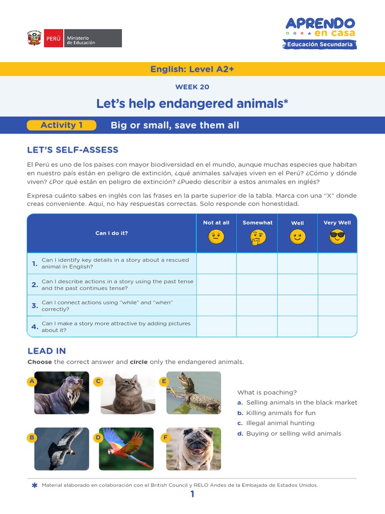 English for Wildlife Conservation | PDF | Hunting | Wildlife