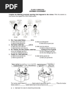 Class 10 Tenses Practice Exercises | PDF | Grammatical Tense | Grammar