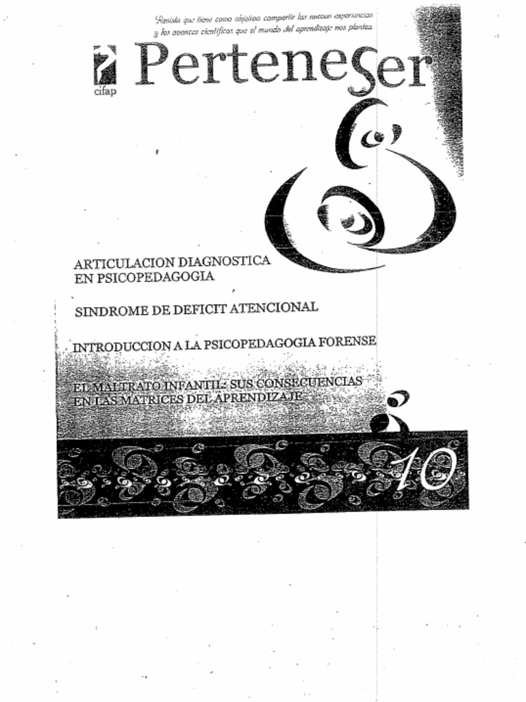 Antelo E 2007 Introducción A La Psicopedagogía Forense Revista Pertenecer Cifap Rotado Pdf 