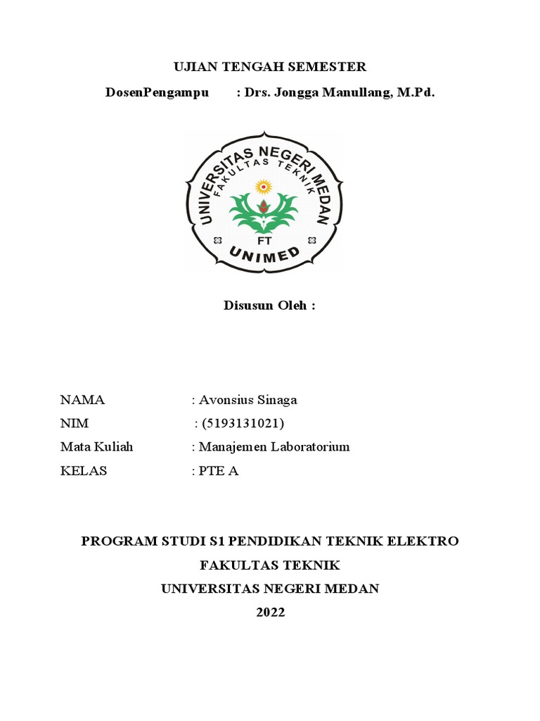 Uts Manlab Avonsius Sinaga | PDF