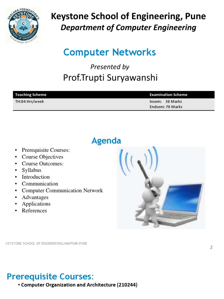 Keystone School of Engineering, Pune: Computer Networks | PDF ...