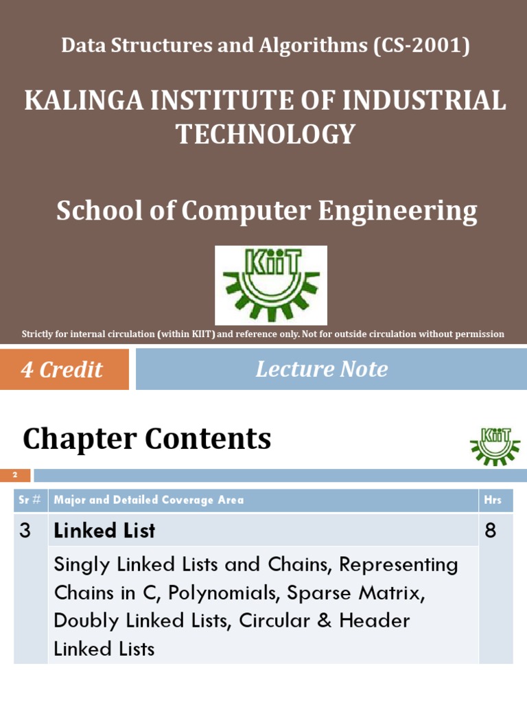 DSA - Linked List PDF | PDF | Matrix (Mathematics) | Pointer (Computer Programming)