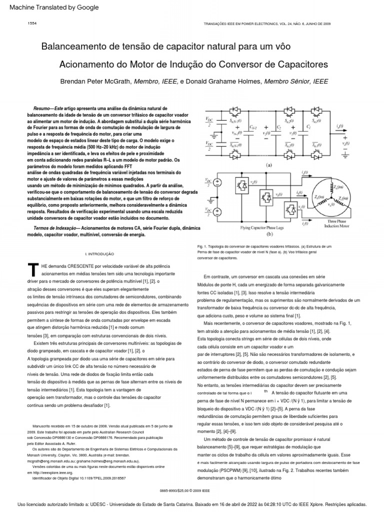 Natural Capacitor Voltage Balancing For A Flying Capacitor Converter ...