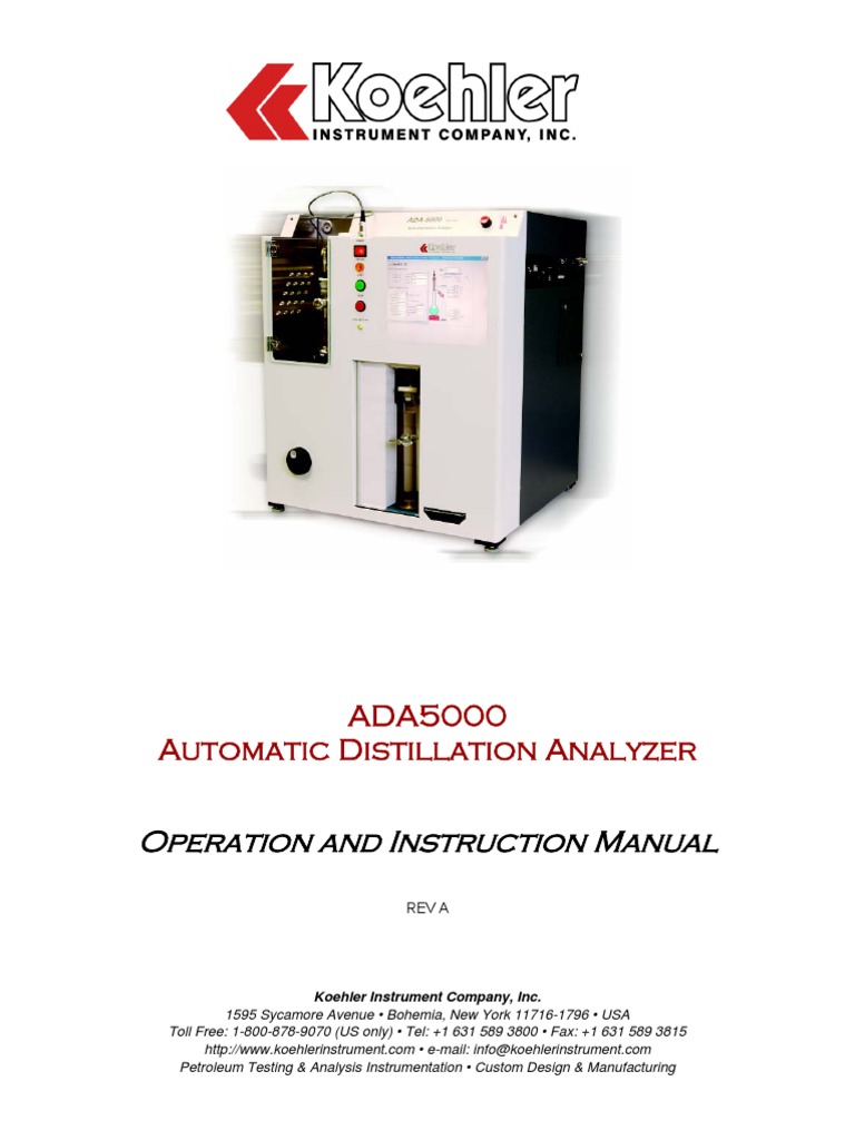 Ada5000 Manual Rev A | PDF | Hvac | Computer File