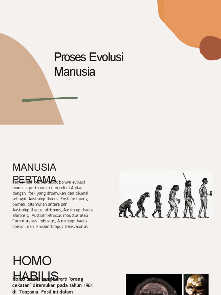 Proses Evolusi Manusia | PDF