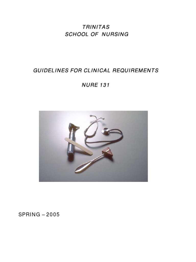 Clinical Checklist | PDF | Medical Diagnosis | Nursing