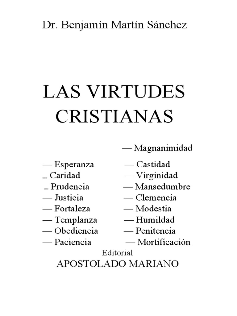 Virtudes Cristianas y su Importancia | PDF | Fe | Amor