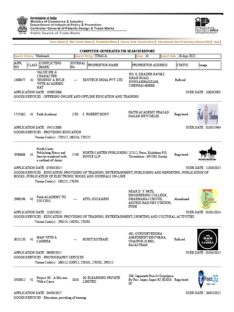 TM Report | PDF