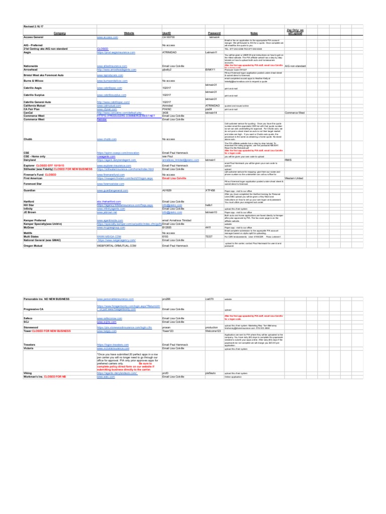 Insurance Agent Login Guide | PDF | Software | Communication