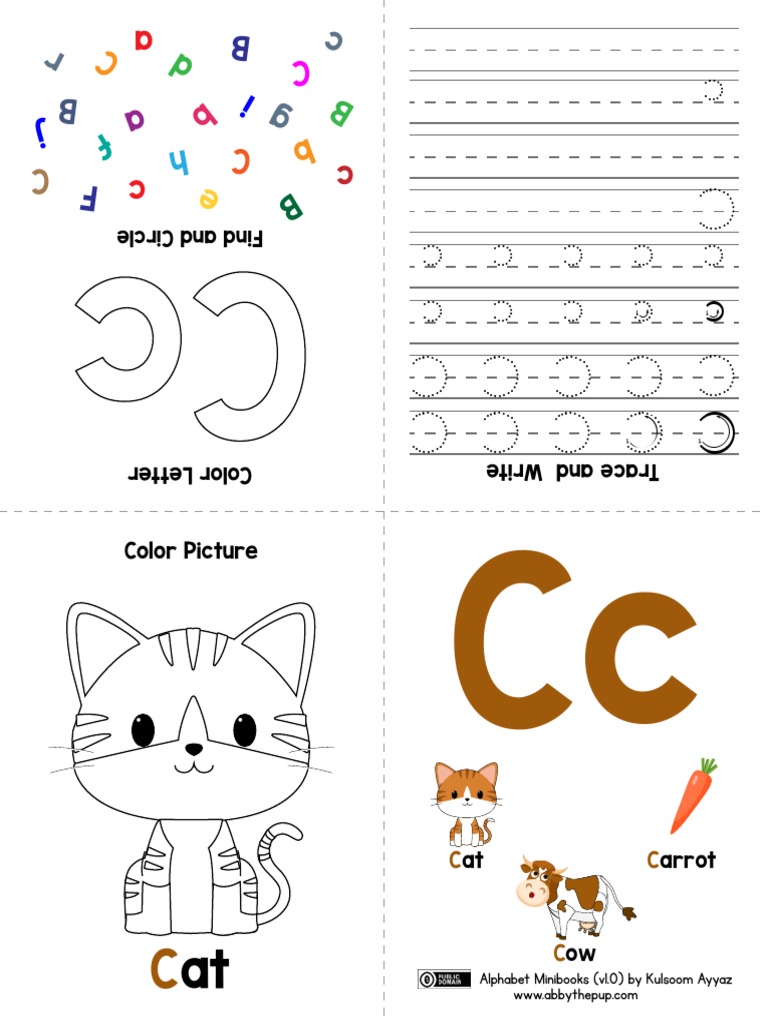 Color Picture: Alphabet Minibooks (v1.0) by Kulsoom Ayyaz | PDF