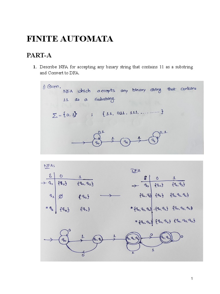 Toc Module 1 Complete Solutions Pdf Mathematics Theory Of Computation