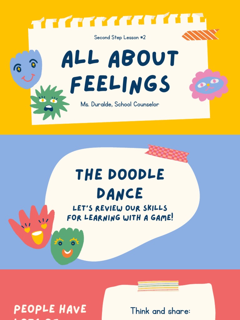 Kindergarten All About Feelings | PDF