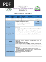 Grade 10 Science Lesson Plan | PDF | Gases | Learning