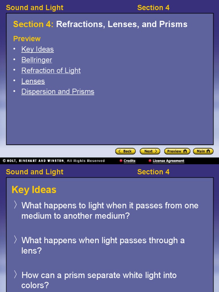 Refraction, Lenses, and Prisms Explained | PDF | Prism | Refraction