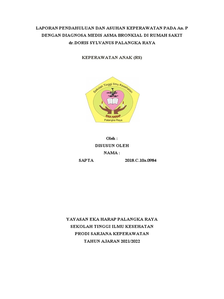 Asuhan Keperawatan Asma Bronkial Anak | PDF