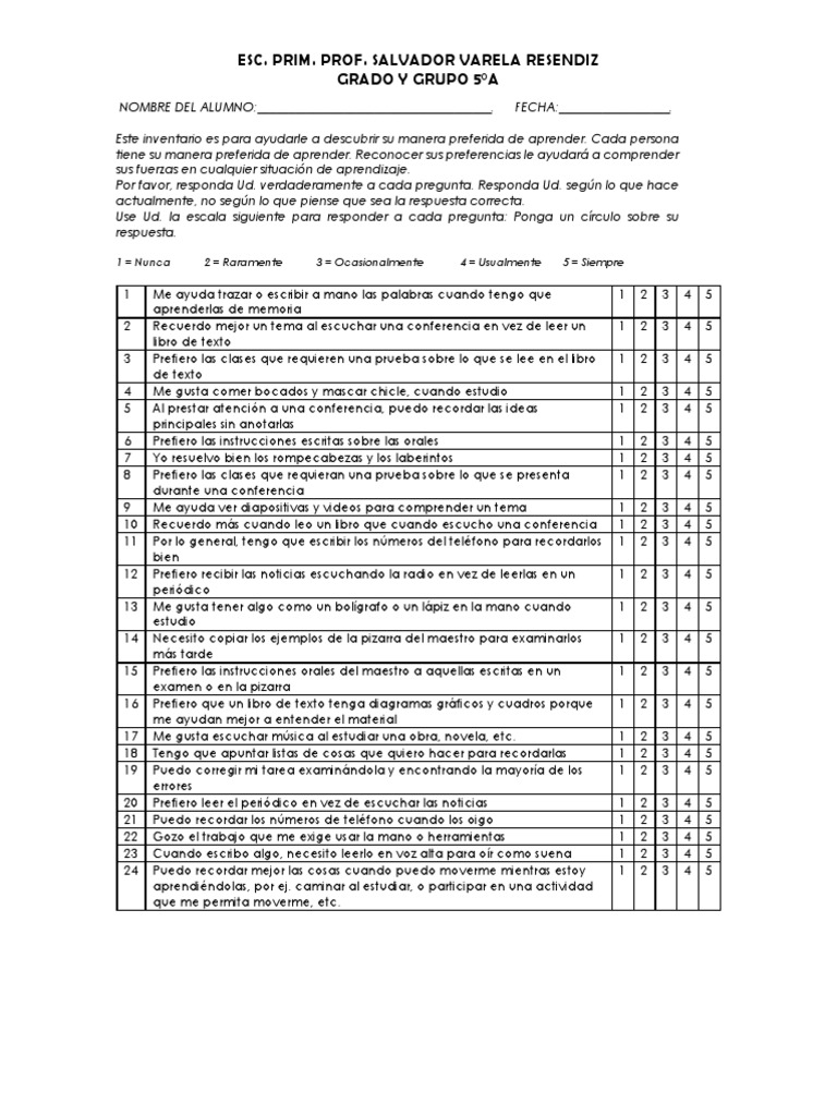 Test Vka | PDF | Hogar y jardín | Autosuperación