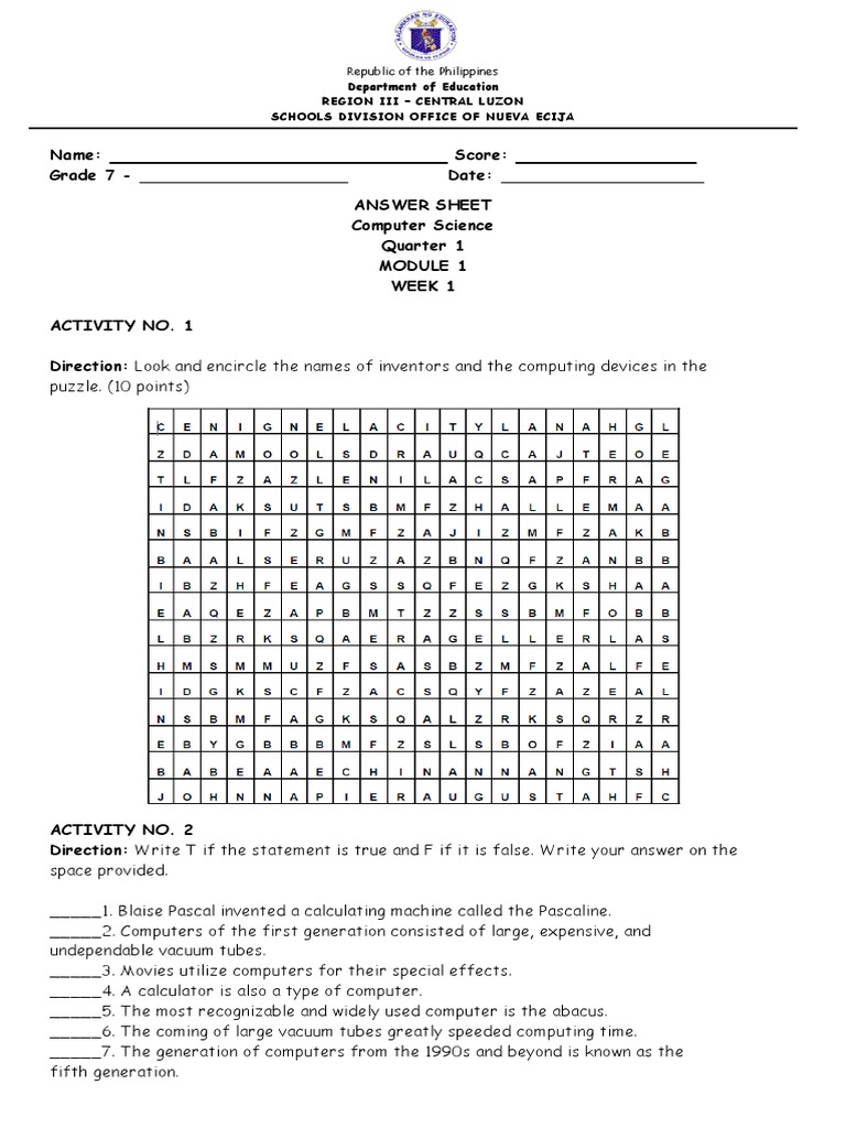 Department of Education Region Iii - Central Luzon Schools Division Office of Nueva Ecija | PDF ...