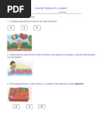 2° Matemática - Guía 50 - Posición de Los Objetos y Personas. (18 ...