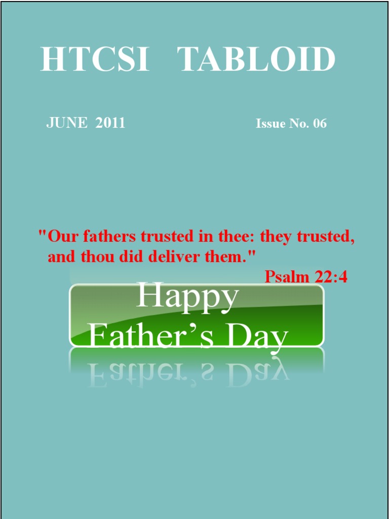 Htcsi Tabloid: Happy Father's Day | PDF | God | Jesus