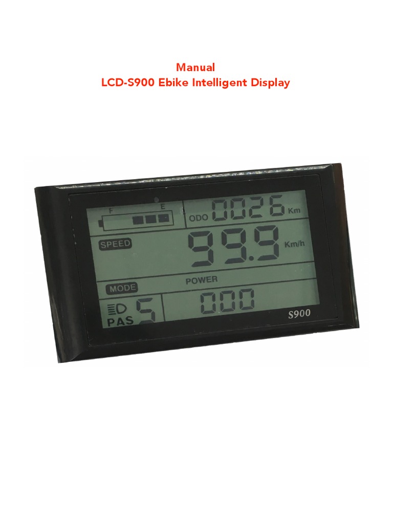 Display S900 Manual EFX10 | PDF