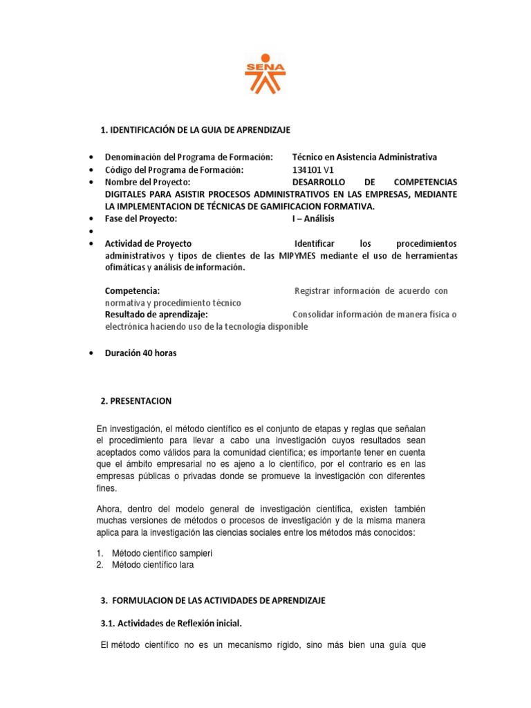 Guia 2 Registrar Informacion Rap 4 | PDF