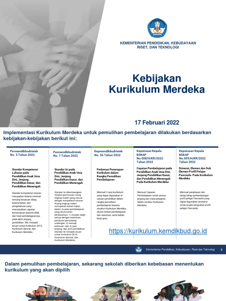 Kebijakan dan Implementasi Kurikulum Merdeka | PDF