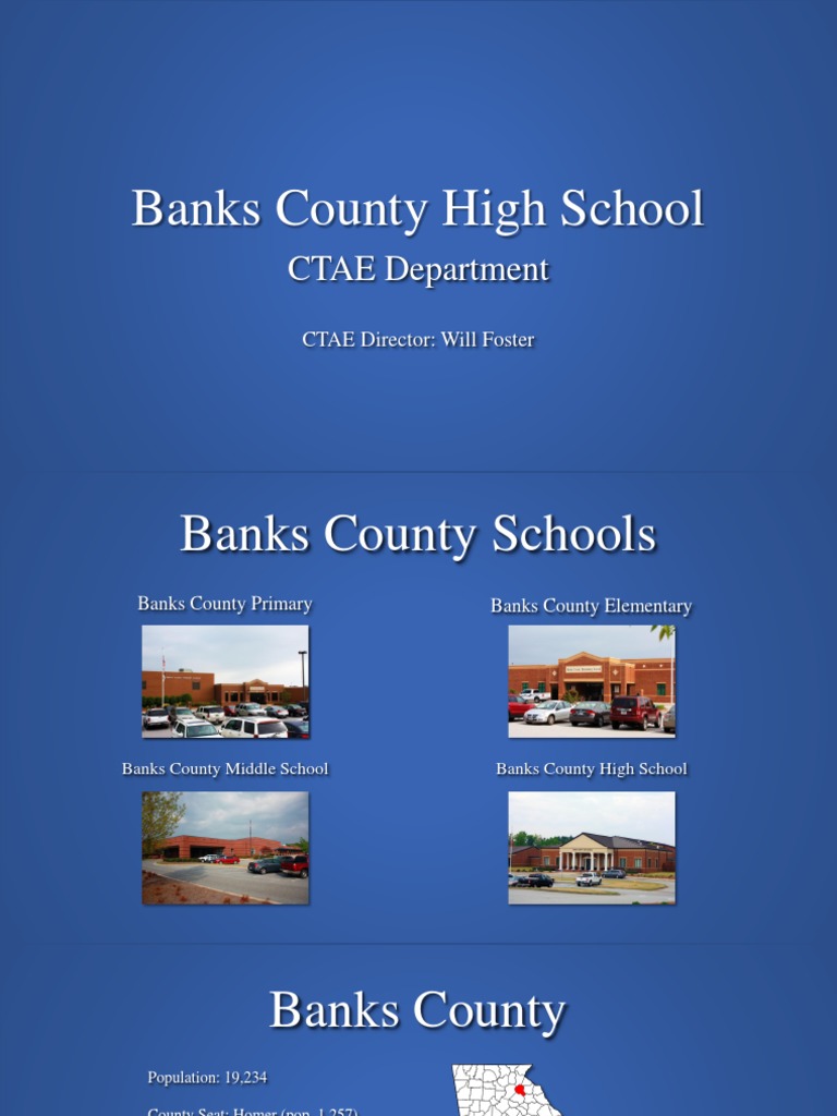 Banks County Ctae For Advisory Meeting 1 | PDF