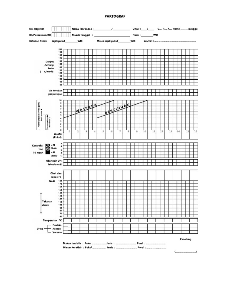 Partograf | PDF
