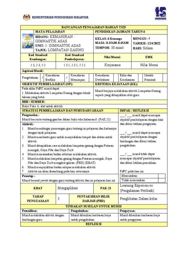 Pj Thn 6 Ts25 Pdf