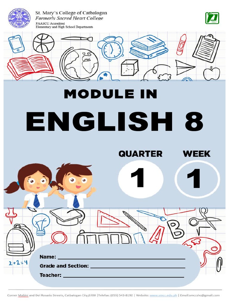 Modules G8 Q1-W1 | PDF | Idiom