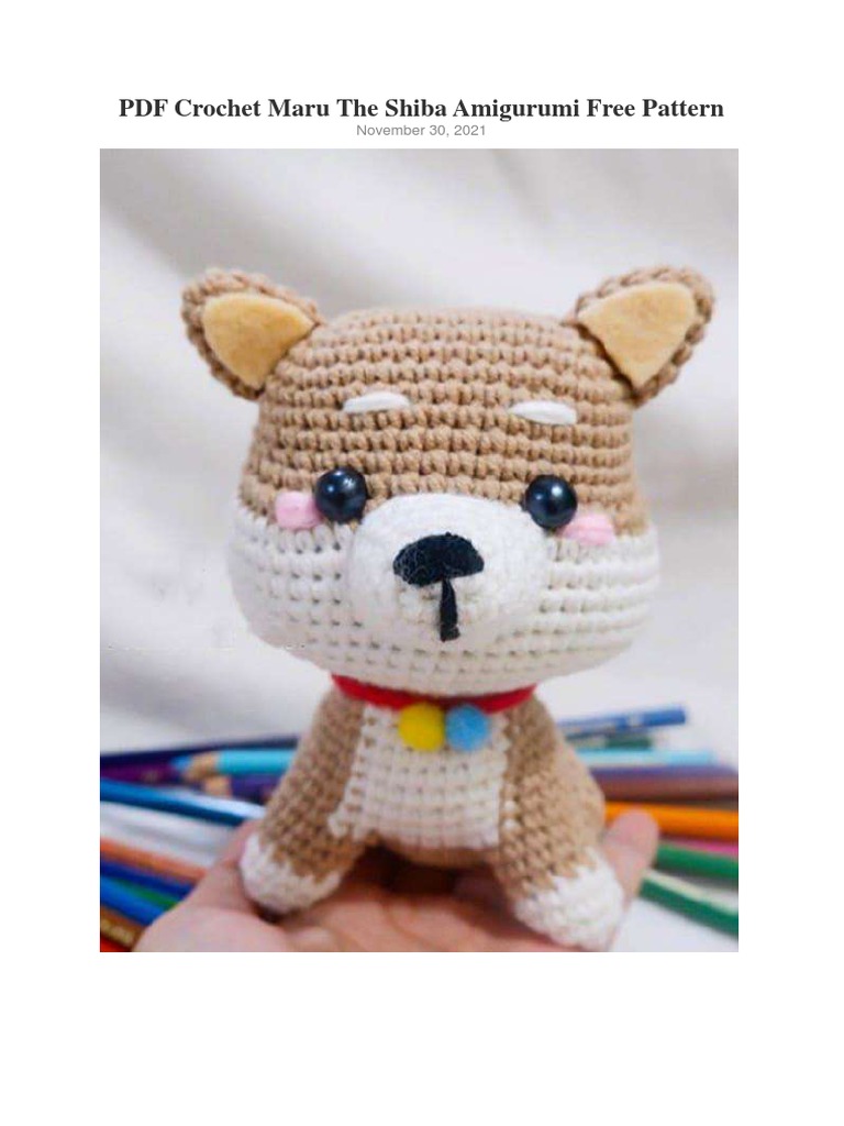 Amigurumi Yorkie Free Crochet Pattern