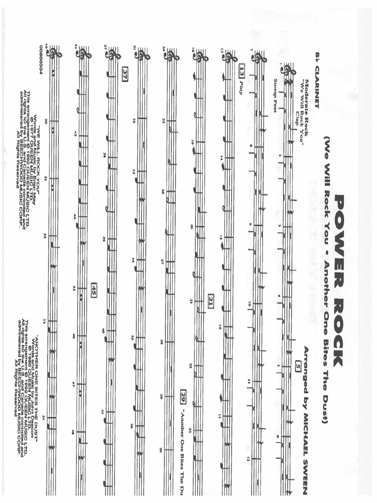 Power - Rock - Clarinete | PDF