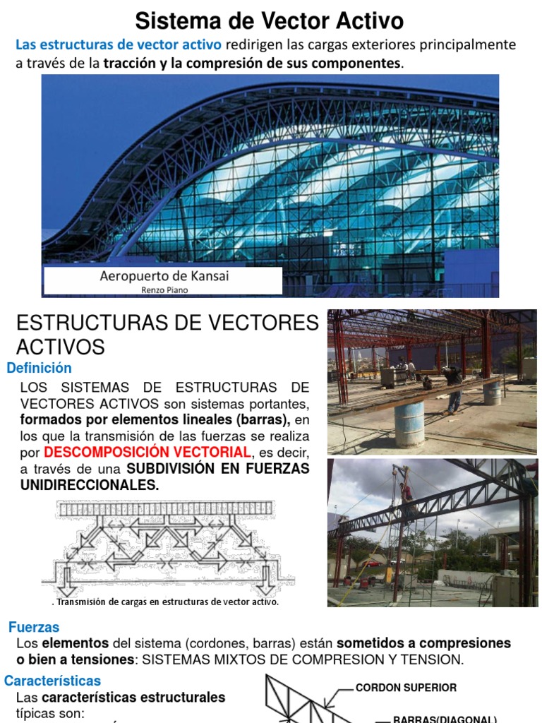 12.A-Sistemas de Vectores Activos | PDF | Braguero | Ingeniería mecánica
