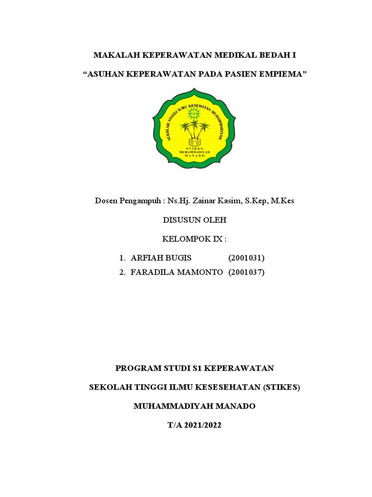Makalah Askep Empiema | PDF