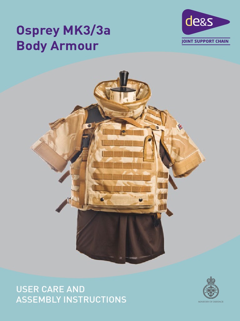 Osprey MK3/3a Body Armour: User Care and Assembly Instructions | PDF ...