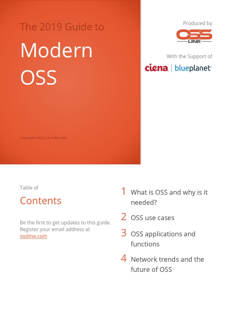 The Guide To Modern OSS 2019 Edition | PDF | Computer Network | Operating System