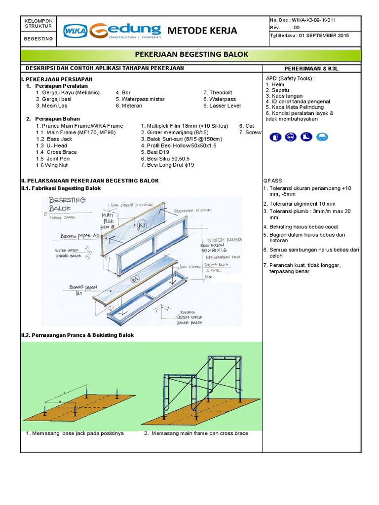 Metode Bekisting 04022016 | PDF