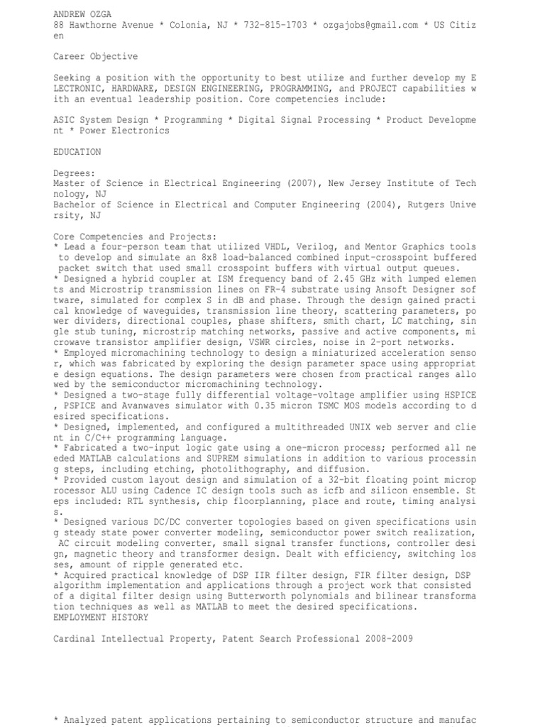 Electrical Engineer | PDF