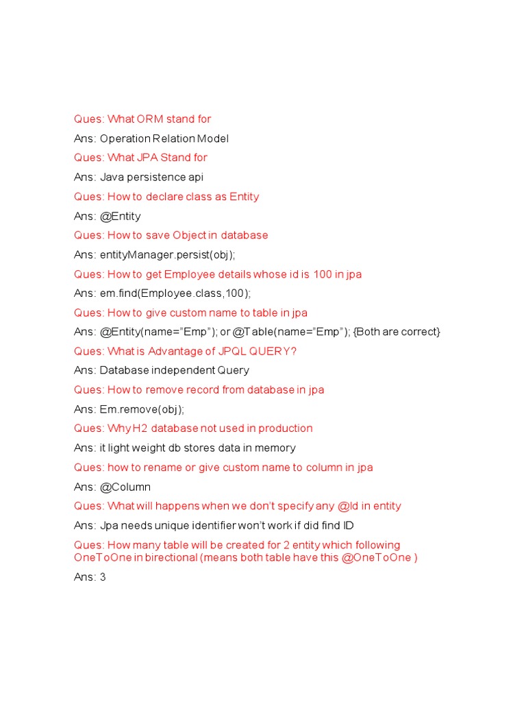 Java Answers | PDF | Java (Programming Language) | Class (Computer ...