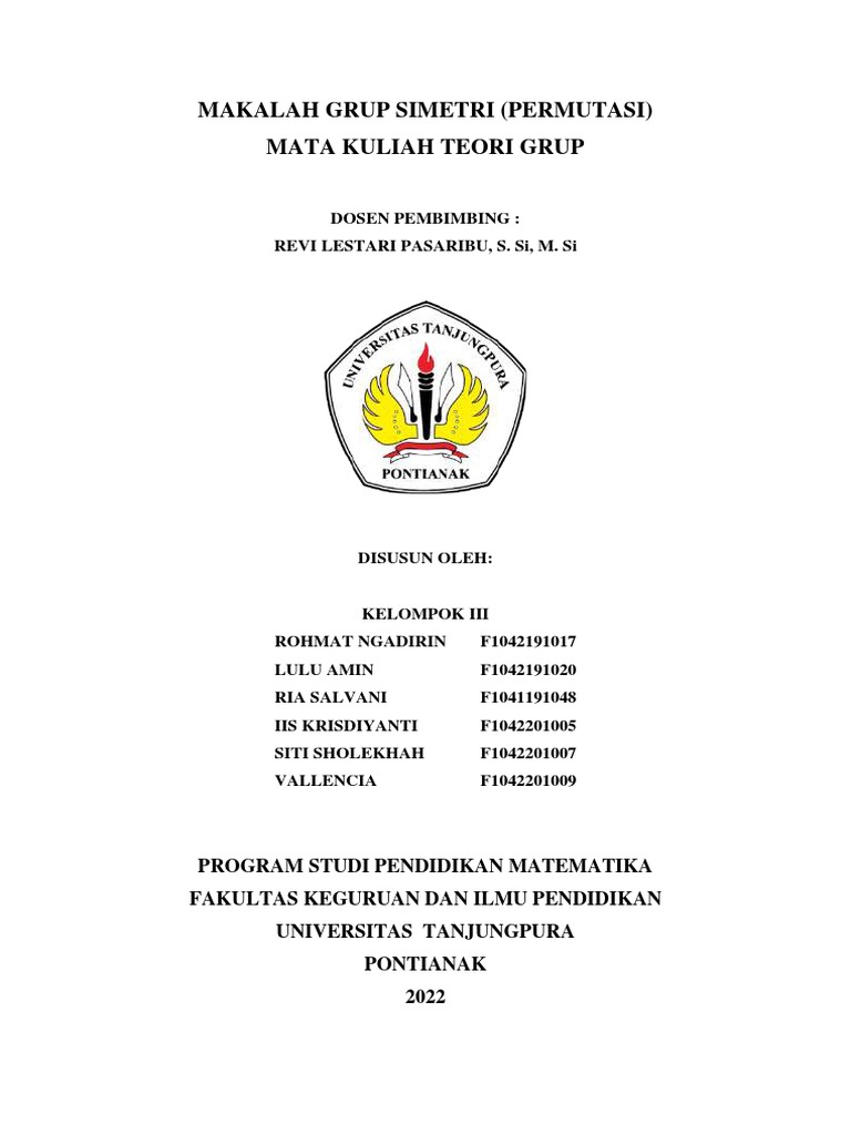 Kelompok 3 - Grup Simetri | PDF