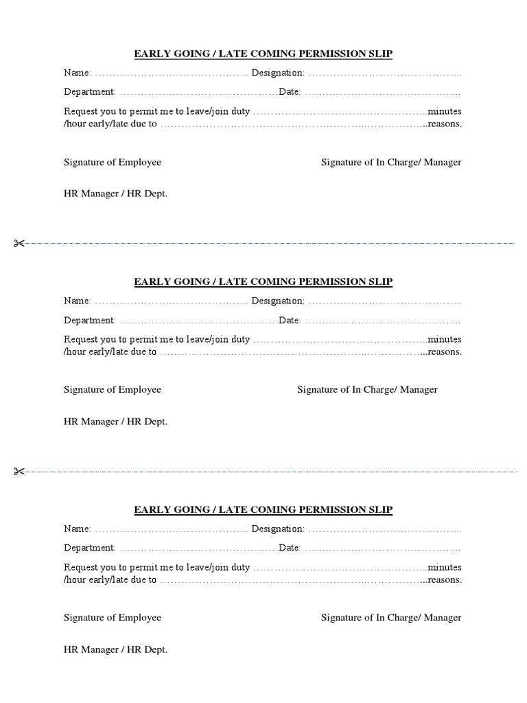 Early Going Form | PDF
