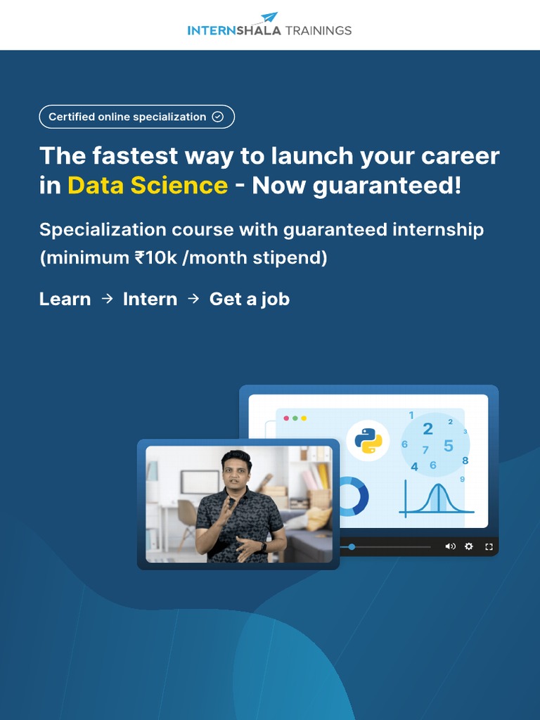 Data Science Specialization Brochure | PDF | Analytics | Data Science