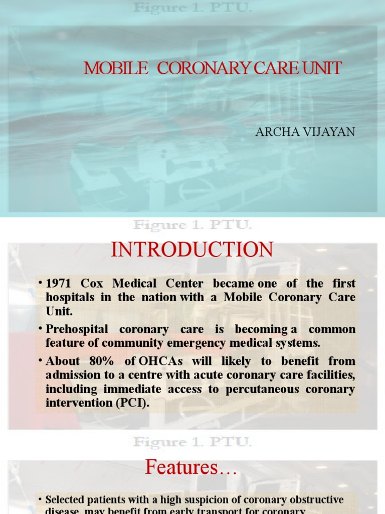 Mobile Coronary Care Unit | PDF | Myocardial Infarction | Cardiac Arrest