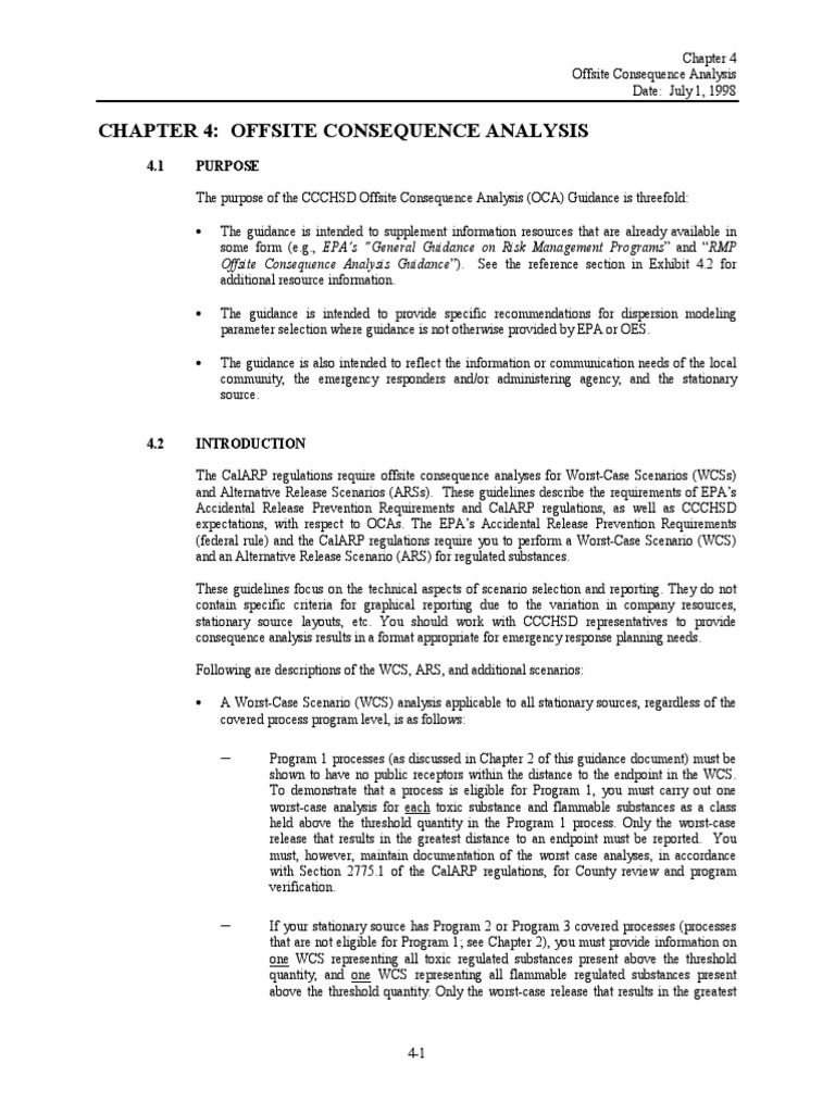 Chapter 4: Offsite Consequence Analysis | PDF | Evaporation | Gases