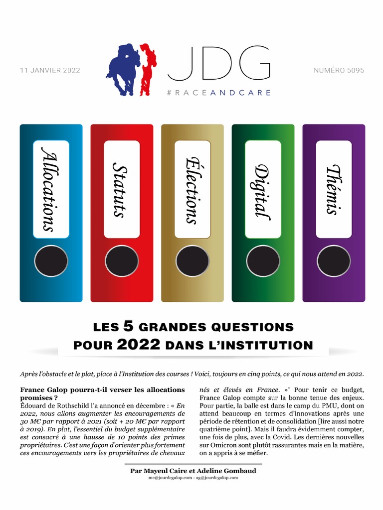 JDG 20220111 MLKJHG | PDF | Chevaux | Saut d'obstacles