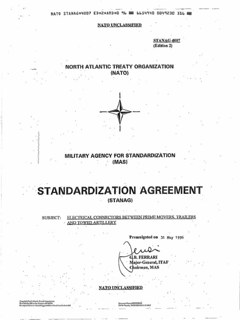 Stanag 4007 | PDF