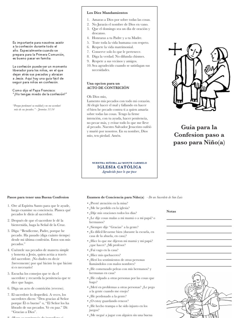 Examination of Conscience - Children Spanish-1 | PDF | Pecado